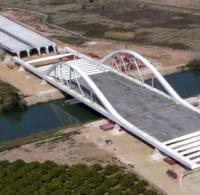Spanish arch bridge launched using cost-saving method - Bridge Design ...