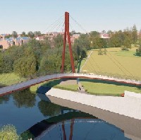 Worcestershire moves forward with two footbridges - Bridge Design ...