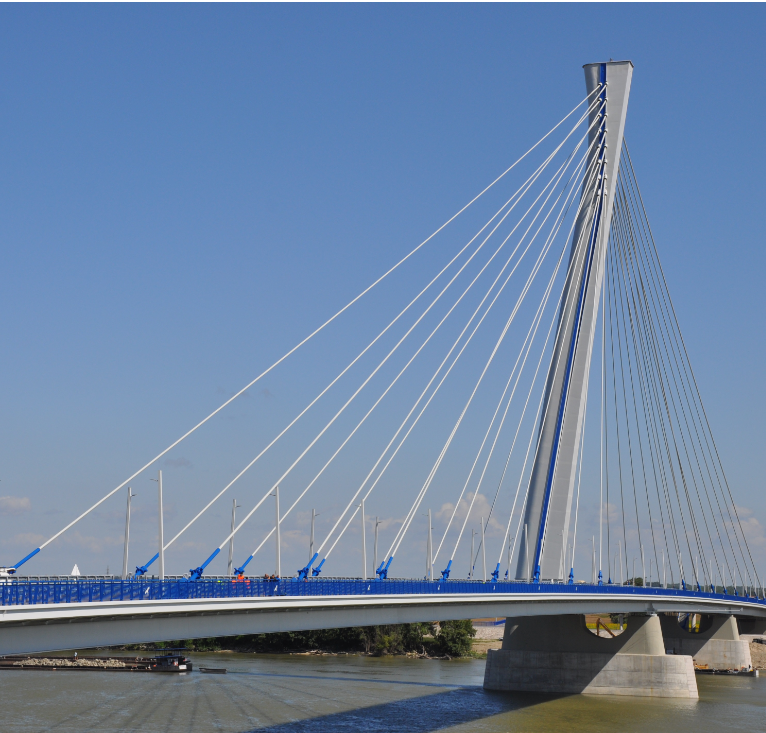 Road bridge opens across Hungary-Slovakia border - Bridge Design ...