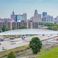 US park bridge with innovative support method - Bridge Design ...