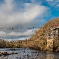 Historic UK suspension bridge fully dismantled - Bridge Design ...