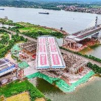 China: Rotating a 26,000t structure into place - Bridge Design ...