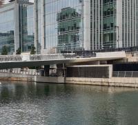 Moveable bridge installed in London - Bridge Design & Engineering (Bd & e)